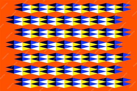 평면 디자인 착시 배경 무료 벡터