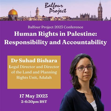 Balfour Project On Linkedin Dr Suhad Bishara Legal Director And