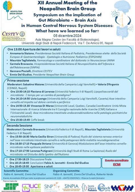 Xii Annual Meeting Of The Neapolitan Brain Group Symposium On The
