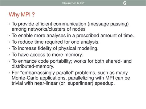 PPT Introduction TO MPI PowerPoint Presentation Free Download ID