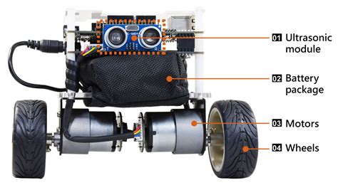 A Set With A Terasic Balancing Robot Kamami On Line Store