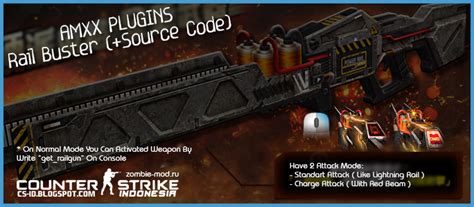 CS 1 6 CSO Rail Buster AMXX PLUGINS Source Code Counter Strike Indonesia