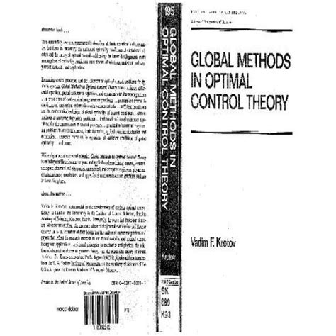 خرید و قیمت دانلود کتاب Global Methods In Optimal Control Theory ترب