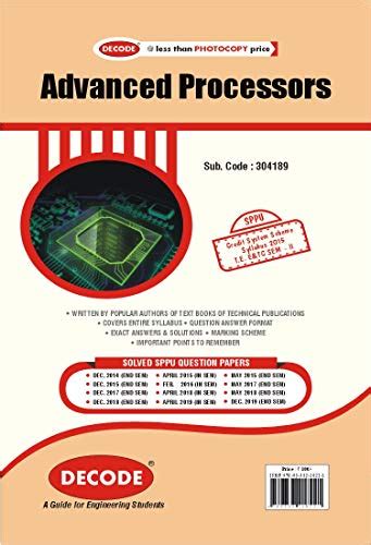 Advanced Processors For Sppu 15 Course Te Ii Eandtc 304189 2020