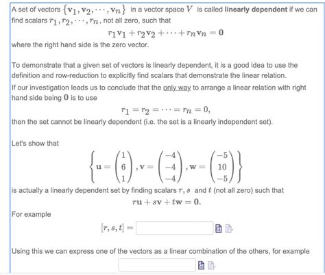 Solved A Set Of Vectors V V Vn In A Vector Space V Chegg Com