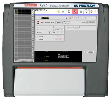 8460 high speed data acquisition system with printer