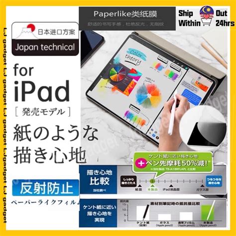 Paperlike Screen Protector Compatible Ipad A16 11th10thair11air13