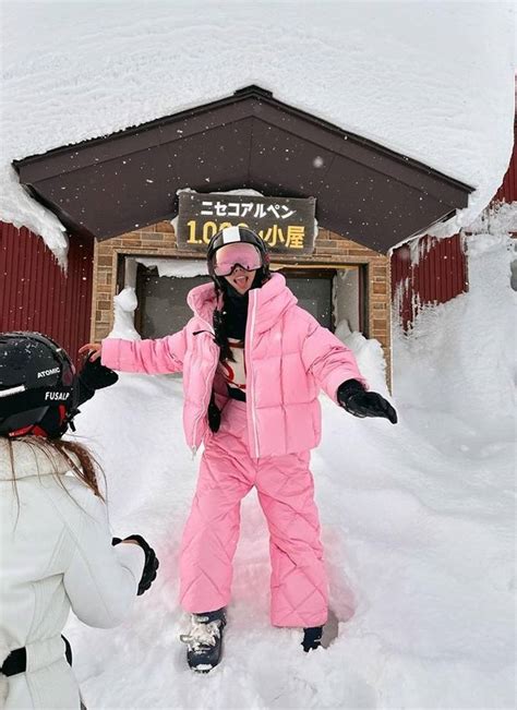 패션엔 기은세 나 초딩 같은데” 자기 디스 장꾸미 넘치는 핑크 스키룩