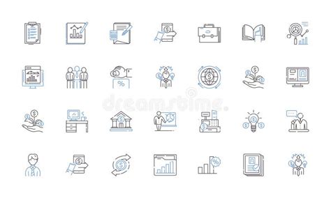 Appraisal Line Icons Collection Evaluation Assessment Rating Valuation Analysis