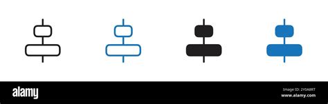 Align Icon Linear Vector Graphics Sign Or Symbol Set For Web App Ui Stock Vector Image And Art Alamy