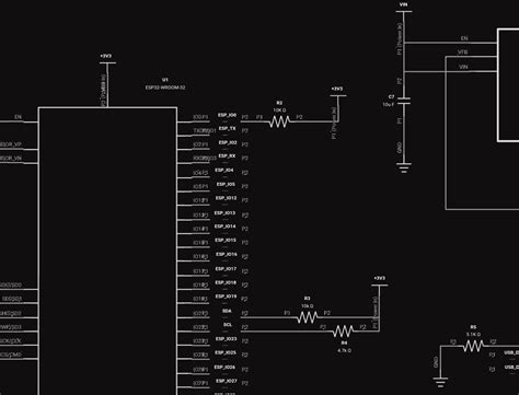 Schematic For Example Esp32 Reference Design An Example