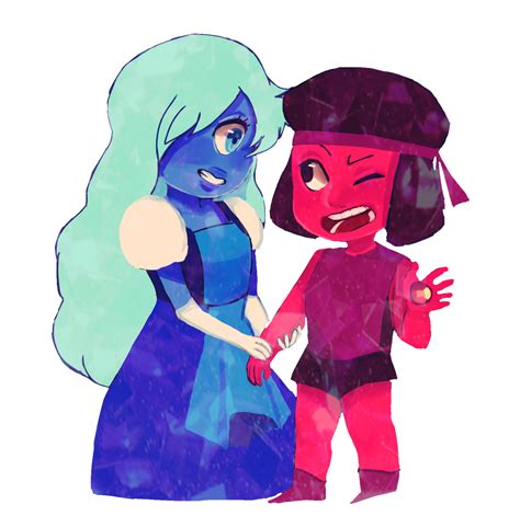 Steven Universe Sapphire And Ruby By Jocsaii On Deviantart