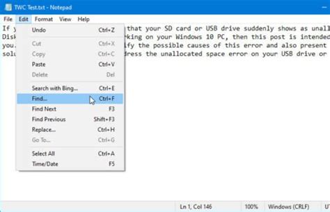 How To Find And Replace Text In Notepad On Windows 11
