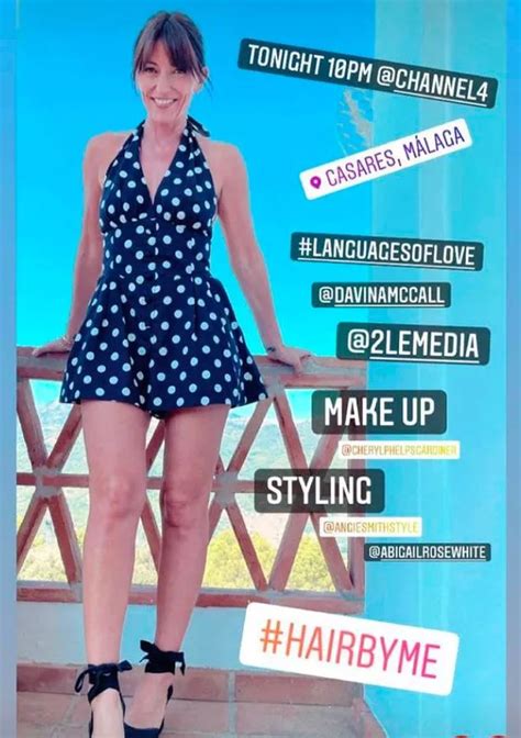 Davina Mccall Showcases Endlessly Long Legs As She Wows In Halterneck Minidress Daily Star