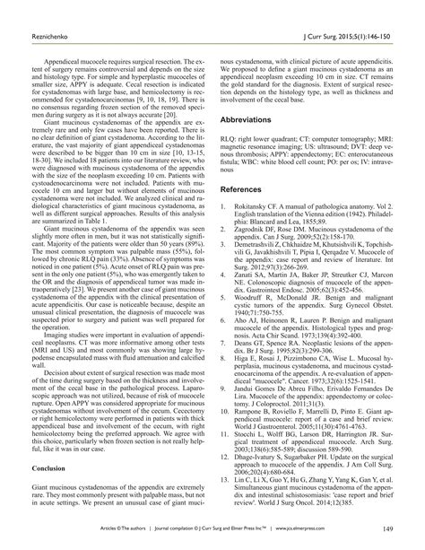 265 1738 1 Pb Appendix Cystadenoma Pdf Digestive Disorders Diseases And Conditions