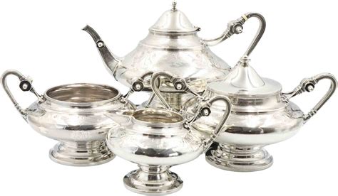 4 Piece St Gorham Tea Set 68 Ozt Sarasota Estate Auction