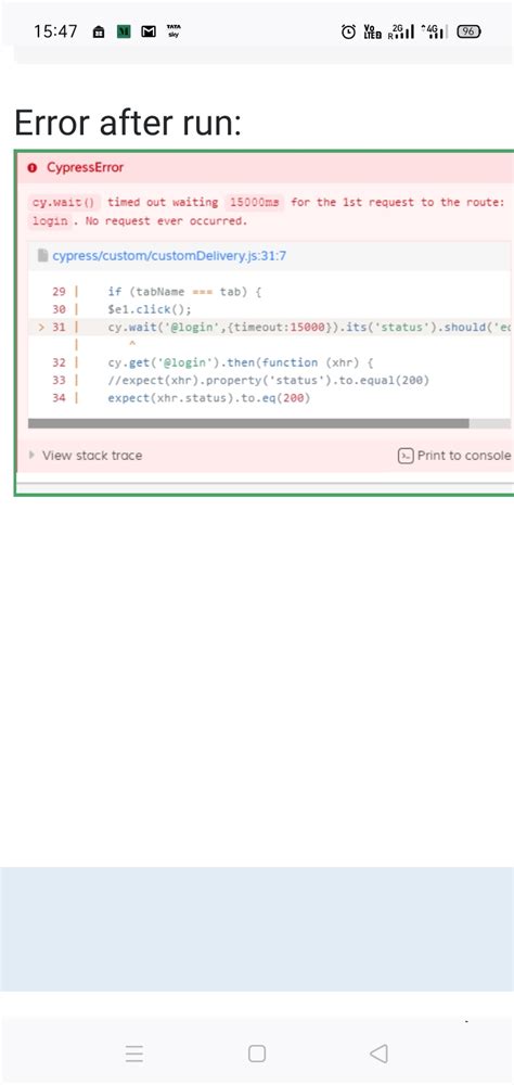 Mock Network Issue · Issue 8678 · Cypress Iocypress · Github