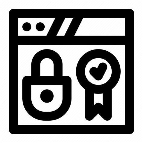 Ssl Https Web Security Secure Certificate Standard Icon Download On Iconfinder