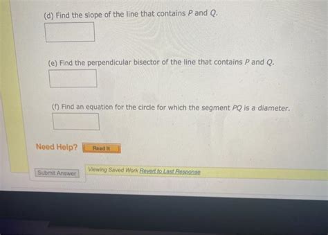 Solved Let P And Q Be Two Points In The Chegg Com