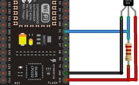 Interfacing Esp8266 Nodemcu With Ds18b20 Sensor And St7789 Tft