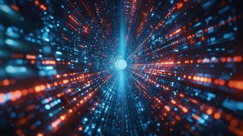 Premium Photo This Is A 3d Rendering Of Warp Speed In A Hyper Loop At Night With Blurred Light