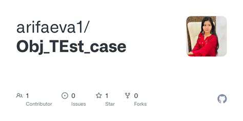 Github Arifaeva1objtestcase