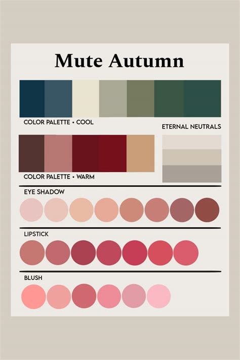 Mute Autumn Palette Soft Autumn Make Up Guide En 2024 Otoño Suave
