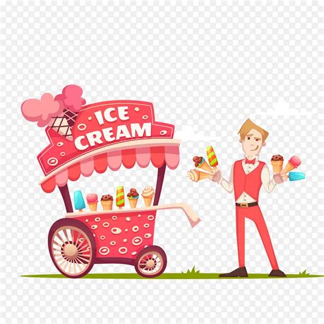 卖冰淇淋的男人png图片素材下载图片编号9408268 Png素材网