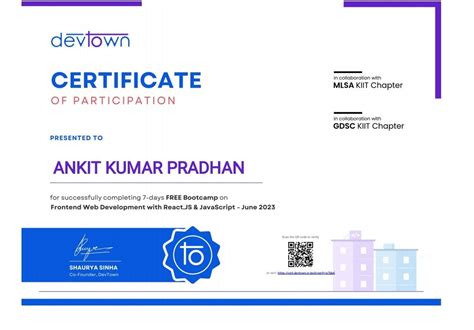 Ankit Kumar Pradhan On Linkedin Hello Everyone I Am Thrilled To Share That I Have Recently