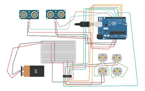 Circuit Design Aurdino Tinkercad