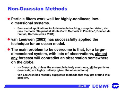 Ppt Ecmwf Data Assimilation Training Course Kalman Filter Techniques Powerpoint Presentation