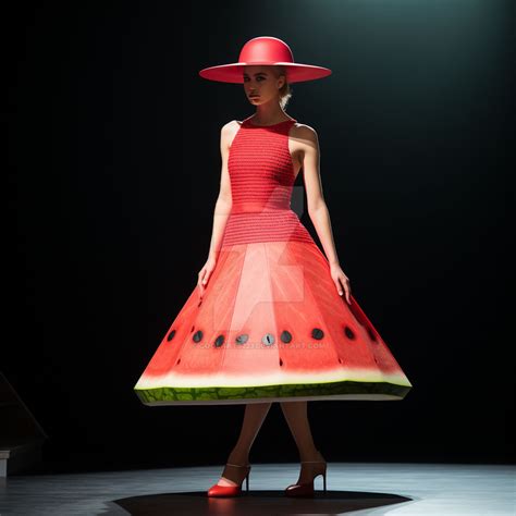 Woman Cosplaying Watermelon Fashion Show By Coolarts223 On Deviantart