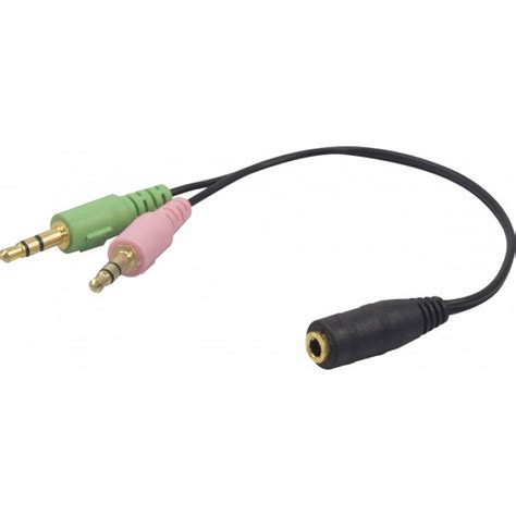Headphonemicrophone Adapter To 35 Mm Jack Audio Adapter Ldlc