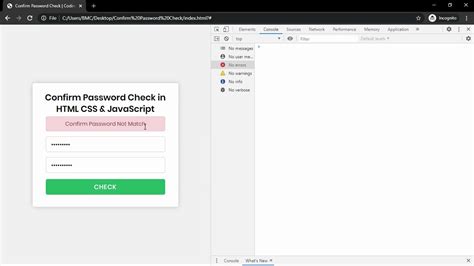 JS 密码输入与确认密码验证功能 part 哔哩哔哩 bilibili