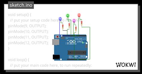 Led Berkedip 3 Wokwi Esp32 Stm32 Arduino Simulator