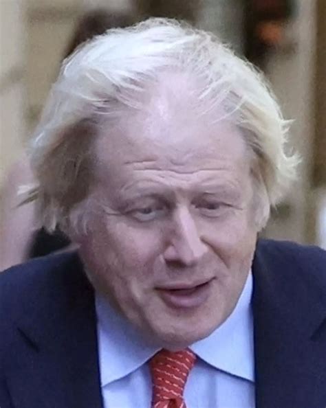 Boris Johnson Losing Signature Blonde Mop As Unfortunate Wind Gust