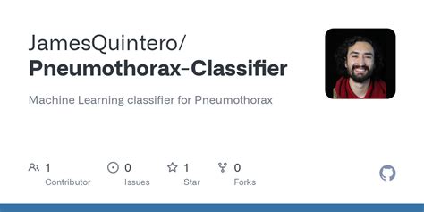 Github Jamesquinteropneumothorax Classifier Machine Learning