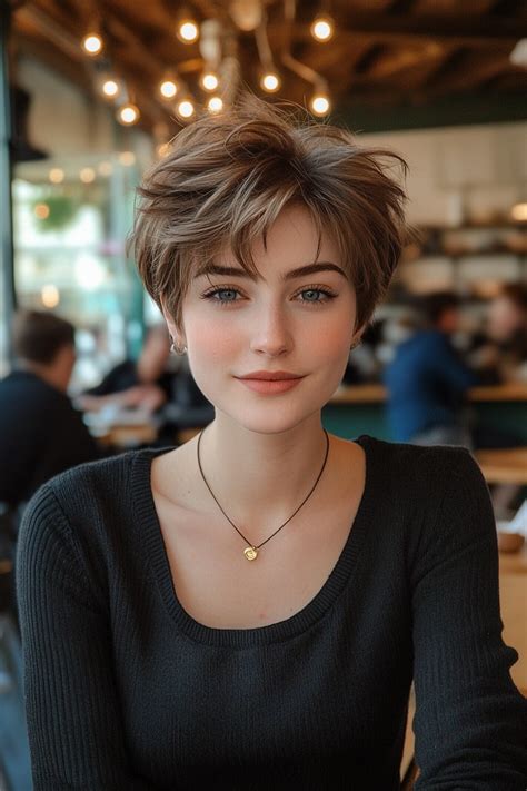 Chic And Sleek 19 Stylish Short Haircuts Perfect For Thick Hair