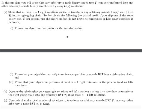 Solved In This Problem You Will Prove That Any Arbitrary