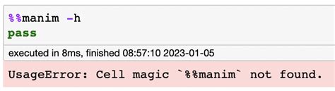 usageerror line magic function ` manim` not found · issue 34 · krassowski jupyter manim · github