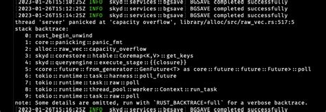 Bug `lskeys` With `u64max` Crashes The Server · Issue 306 · Skytableskytable · Github