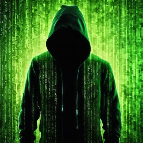 Premium Ai Image Hacker Background Data Thief Internet Attack Darknet Fraud Dangerous Viruses