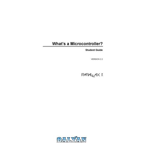 دانلود کتاب Whats A Microcontroller بلیان