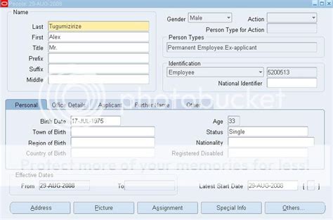 Oracle Applications For Beginners HRMS Enter And Maintain People Form