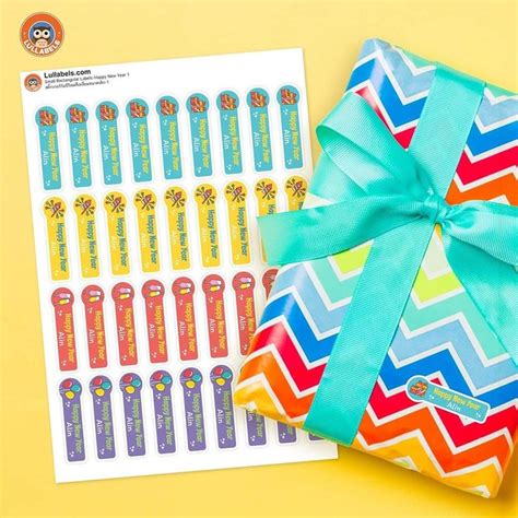 สติ๊กเกอร์ติดของขวัญวันปีใหม่ โค้งสุดท้ายก่อนถึงวันปีใหม่แล้วนะจ้ะ ใครมองหาสติ๊กเกอร์ติดของขวัญ