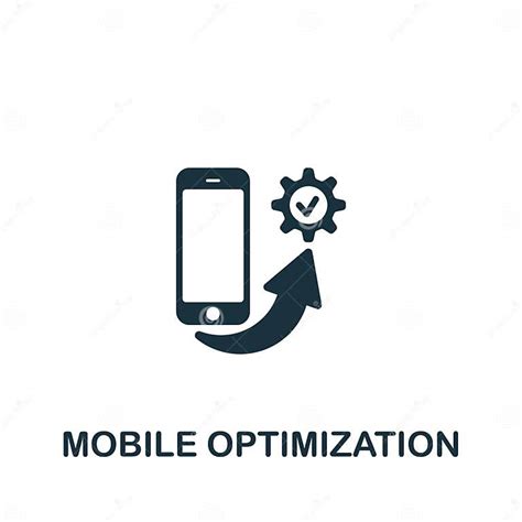Mobile Optimization Monochrome Simple Sign From App Development