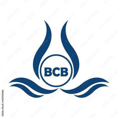 Bcb Letter Water Drop Icon Design With White Background In Illustrator Bcb Monogram Logo Design
