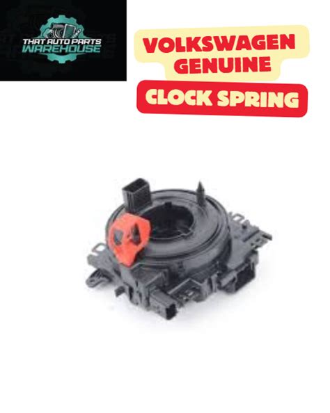 Genuine Vw Clock Spring 5q0953569a Suits Multiple Volkswagen Models