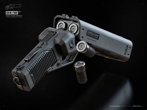 DX 12 Punisher Glock Styled Double Barrel Shotgun Pistol Guns In The