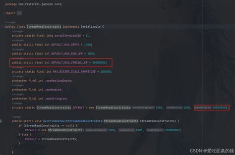 Jackson修改请求最大长度jackson 最大长度 Csdn博客